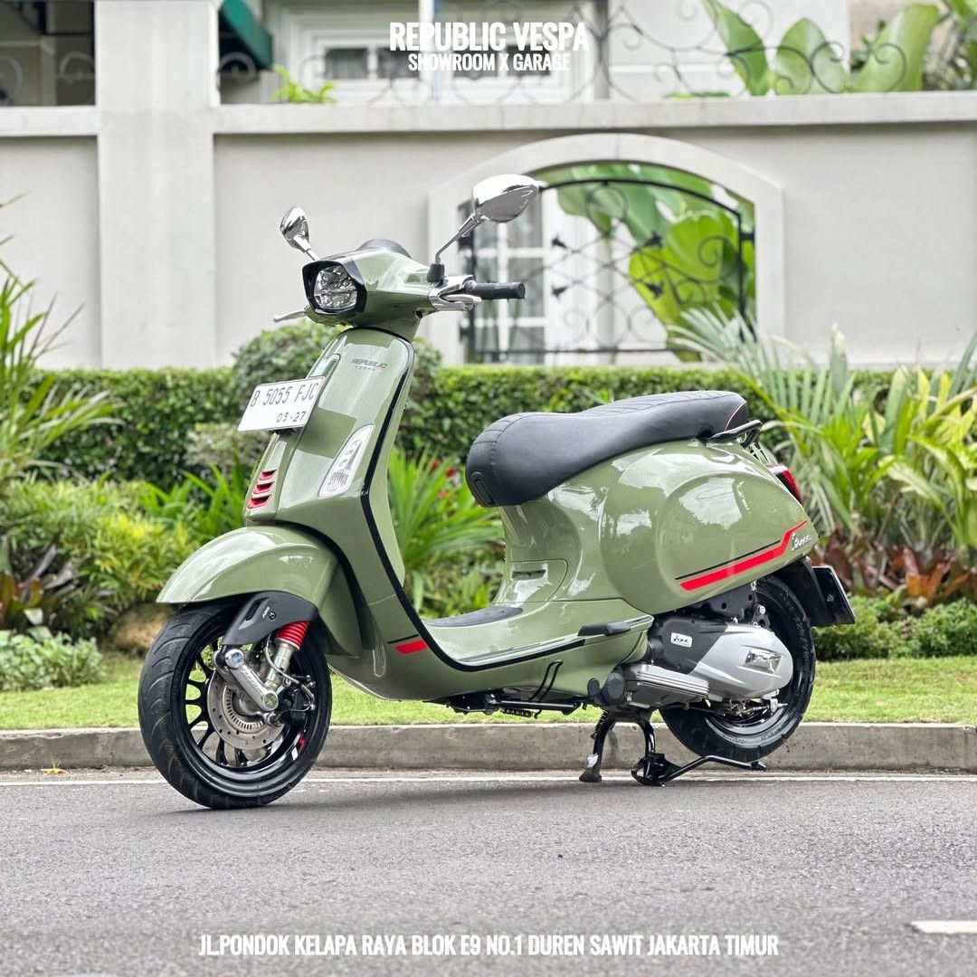 Piaggio Vespa Sprint S 150 Iget ABS LED Th 2022 Warna Green Tenance ...