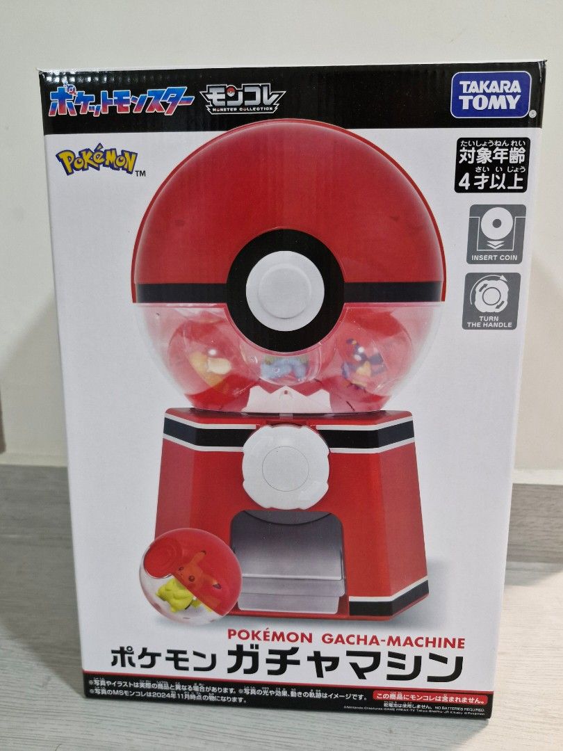 (Free Delivery) Pokemon Gachapon Machine Takara Tomy, Hobbies & Toys ...