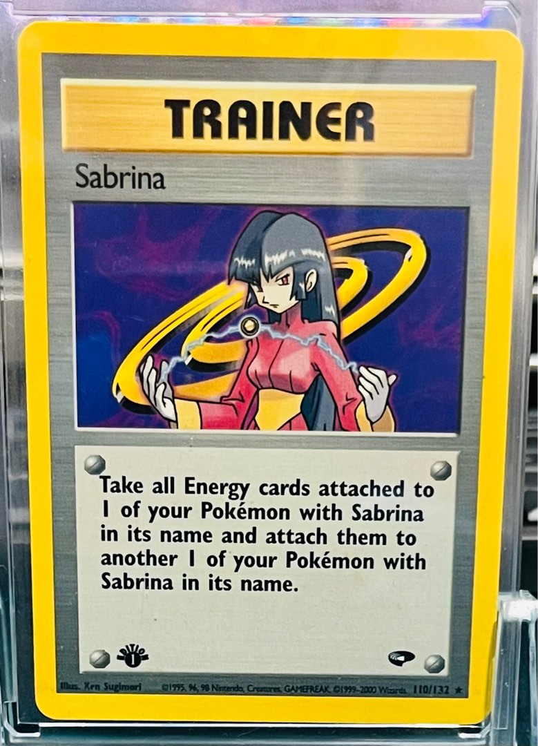 Pokemon Gym Challenge - Trainer Sabrina First Edition (96/132), Hobbies ...