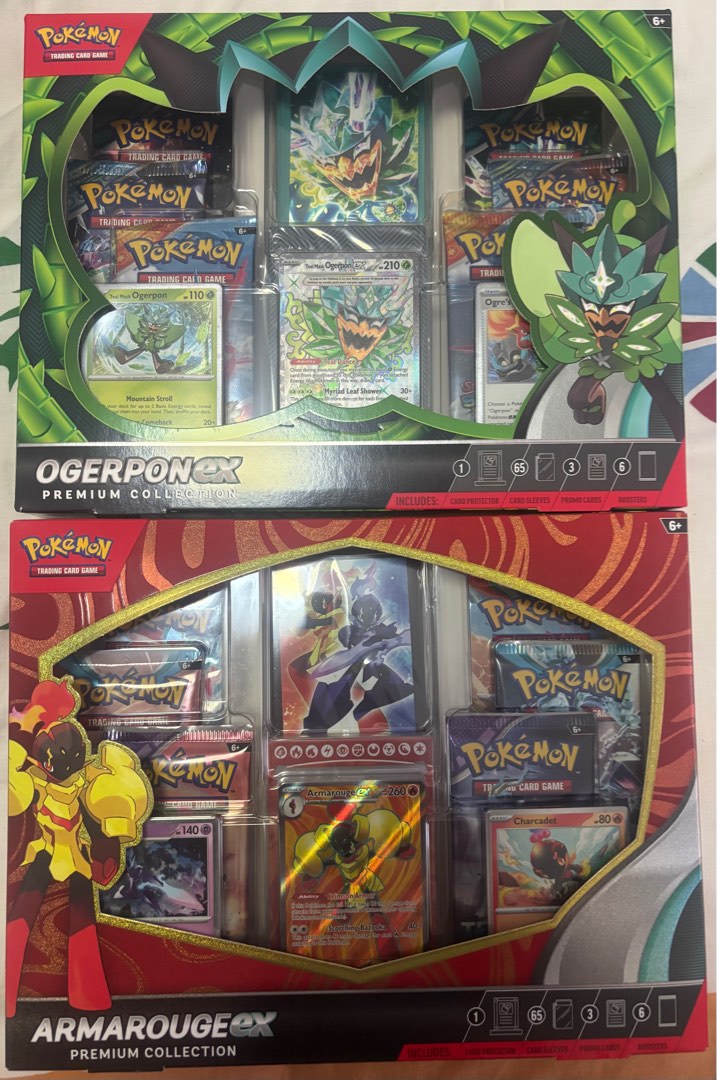 Pokémon premium collection Ogerpon EX Armarouge EX, Hobbies & Toys ...