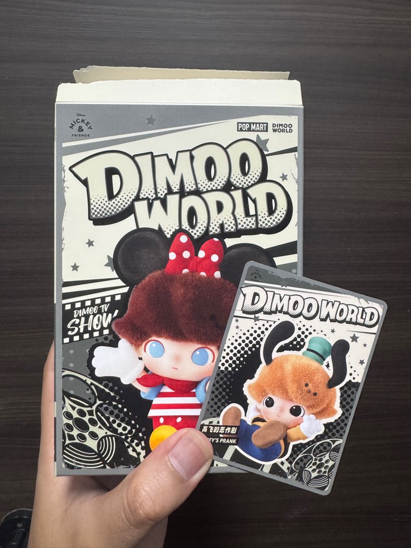 POP MART DIMOO WORLD X DISNEY PLUSH KEY CHAIN - Goofy, Hobbies & Toys ...