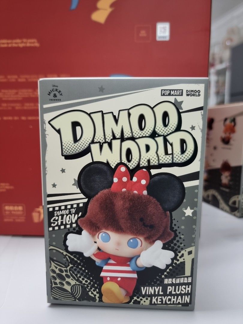 POPMART - DIMOO WORLD X DISNEY Series Vinyl Plush Keychain Blind Box ...