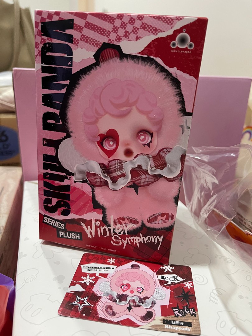 Popmart skullpanda winter symphony plush Rhapsody, Hobbies & Toys, Toys ...