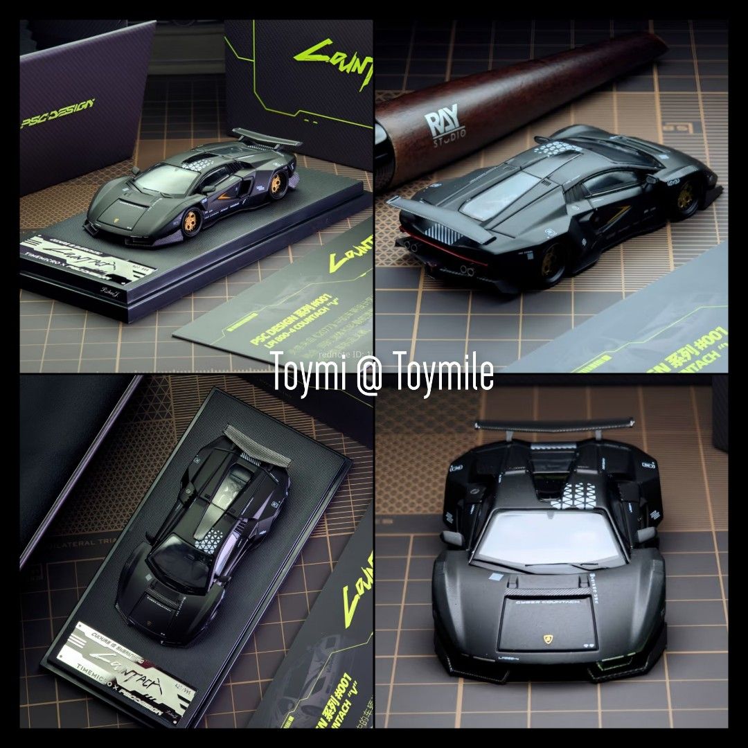 Preorders 1/64 Premium Time Micro X PSC Lambo Countach LP800 V Widebody ...