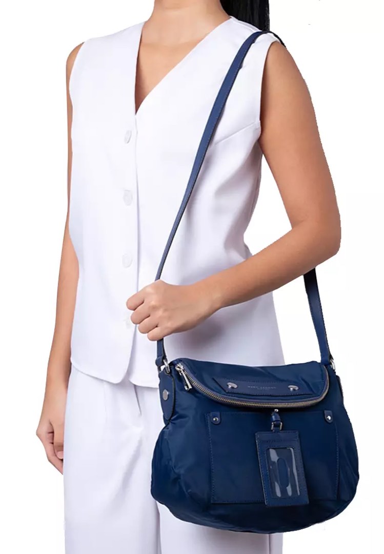Preppy Nylon Natasha Crossbody Bag in Azure Blue, Women's Fashion, Bags ...