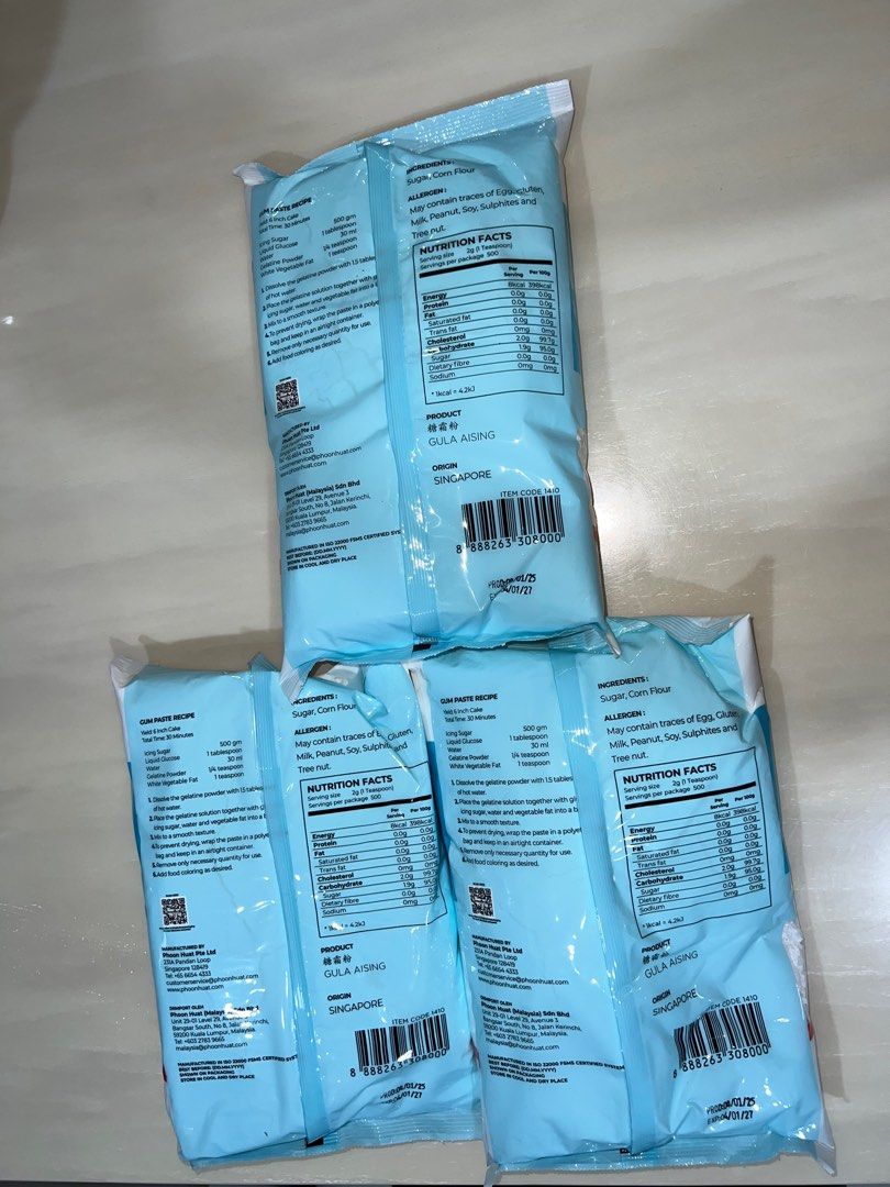 REDMAN Icing Sugar Snow White, Food & Drinks, Spice & Seasoning on ...