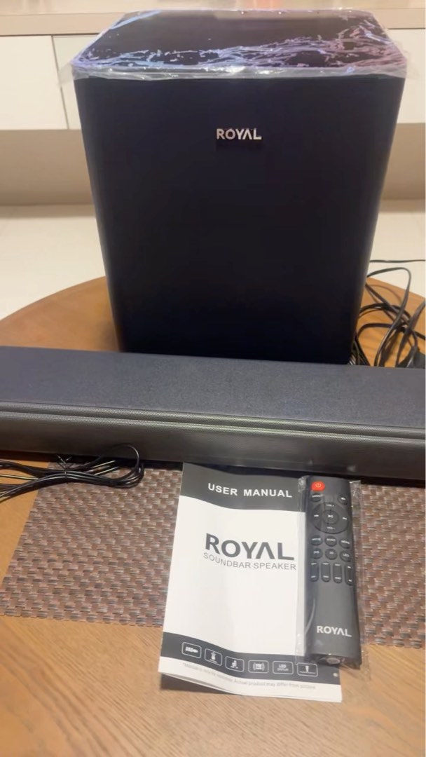 Royal Soundbar with Subwoofer, Audio, Soundbars, Speakers & Amplifiers ...