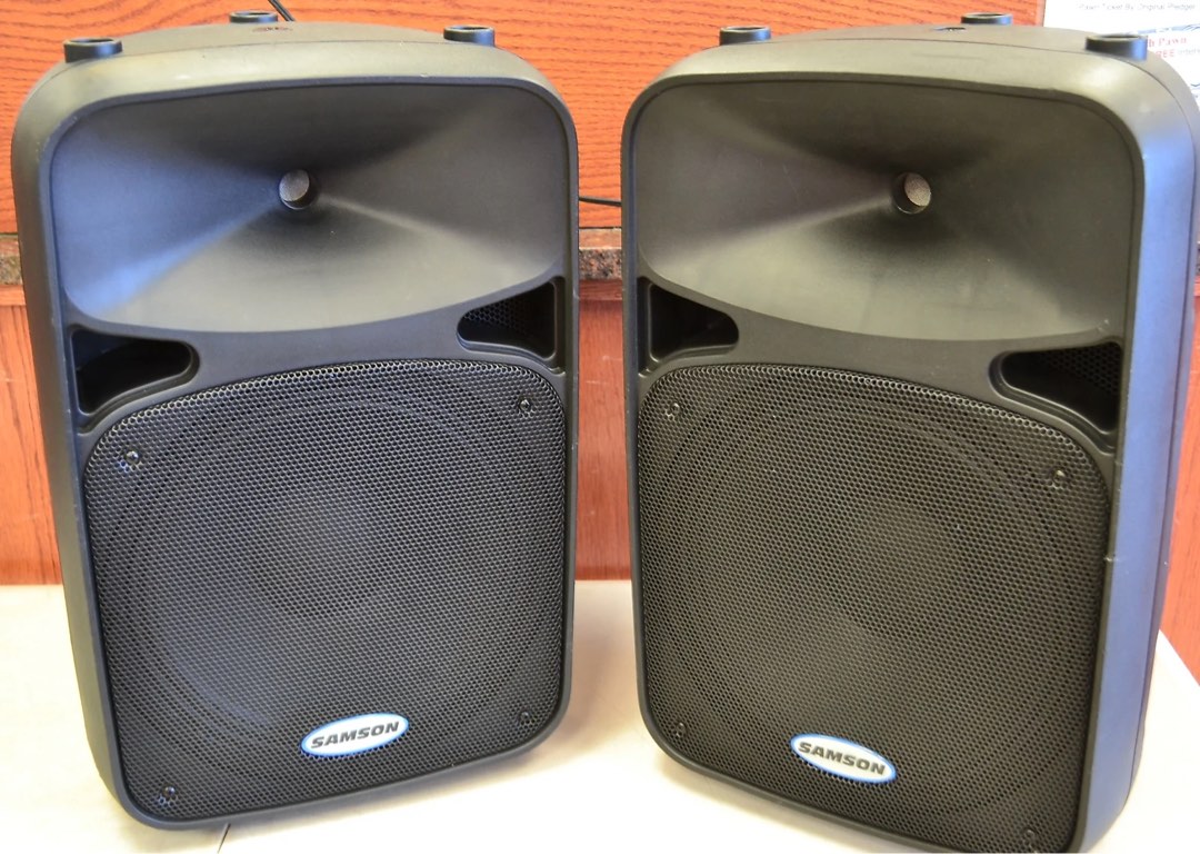 SAMSON AURO D412 Active Speakers, Audio, Soundbars, Speakers & Amplifiers on Carousell
