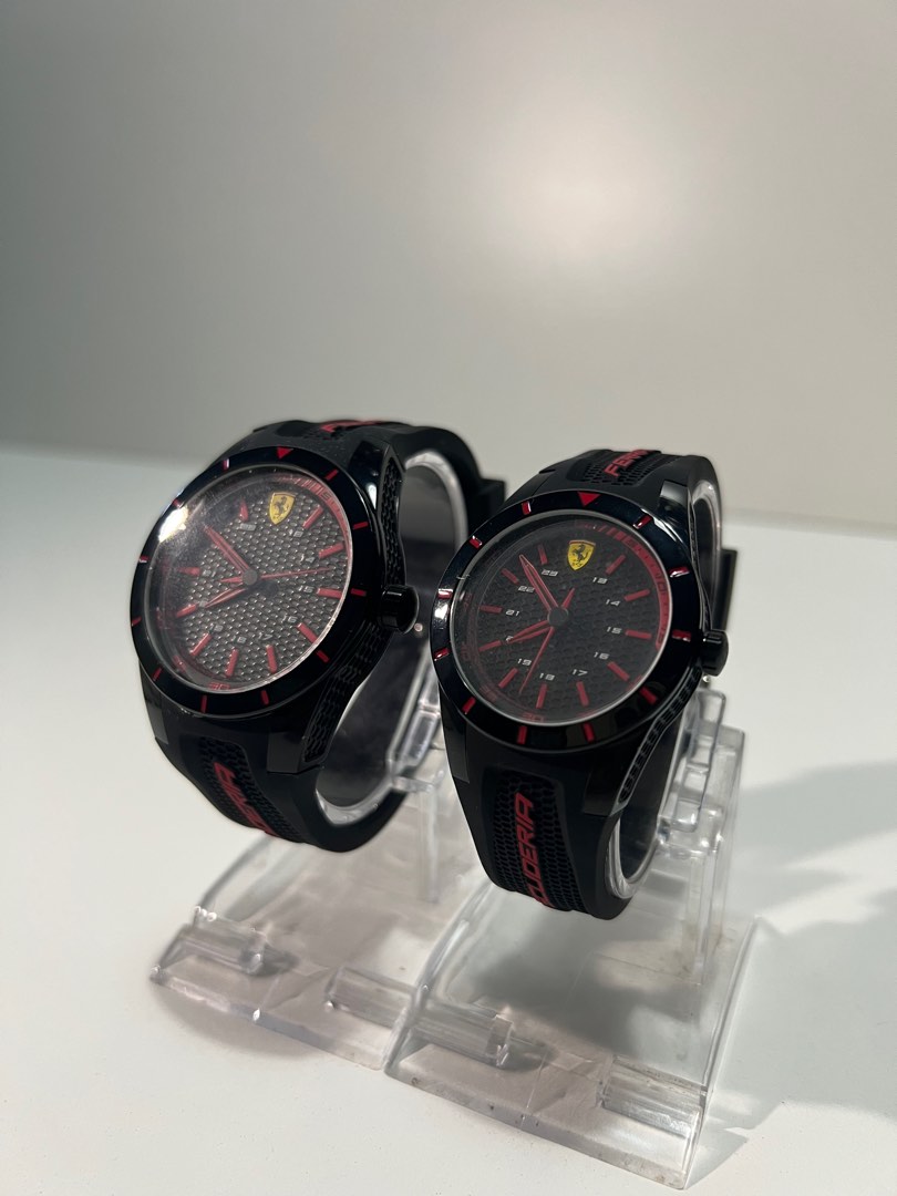 Scuderia Ferrari Redrev Watch (Black & Red), Men's Fashion, Watches ...