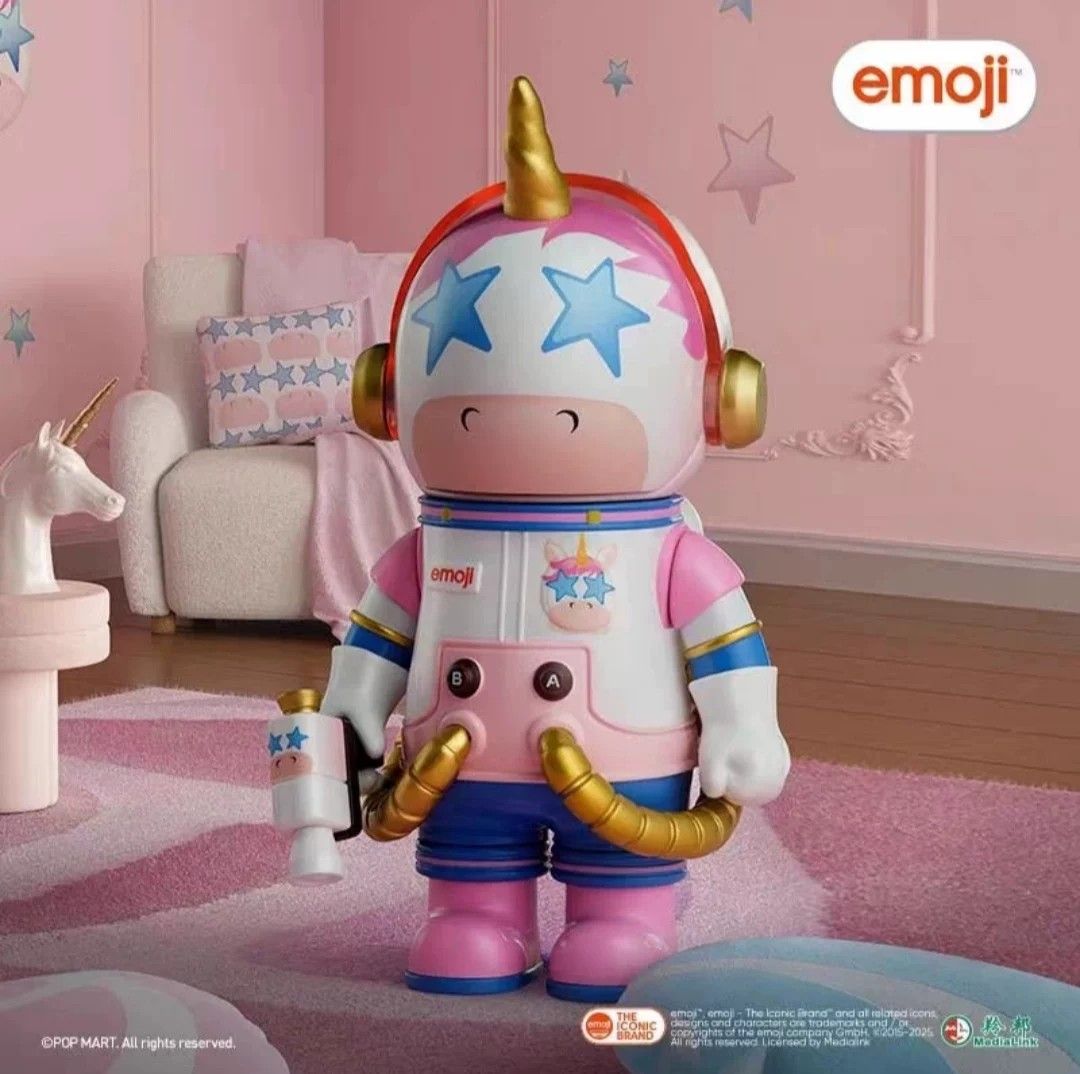 [SECRET RARE! POPMART] POPMART MEGA SPACEMOLLY SPACE MOLLY 100% EMOJI ...