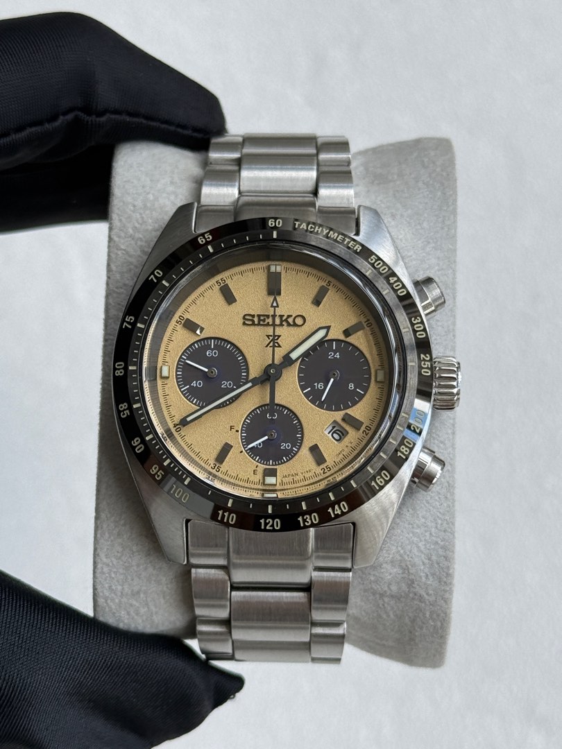 Seiko Speedtimer Golden Panda JDM #SBDL089, Luxury, Watches on Carousell