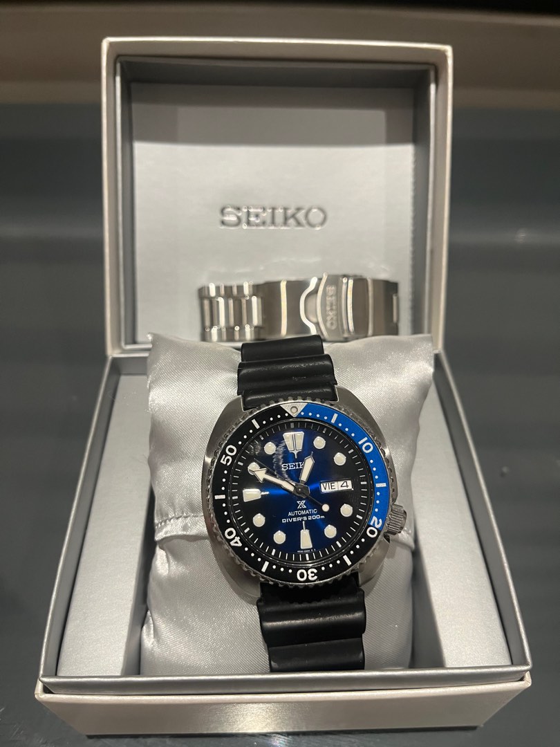 Seiko Turtle Batman, Men's Fashion, Watches & Accessories, Watches on ...