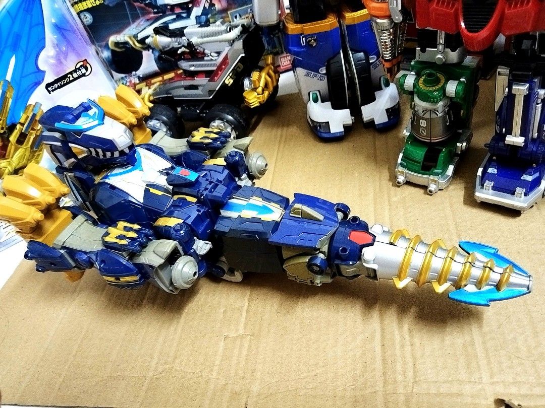 Sentai gokaiger dx gozyujin / power rangers super megaforce megazord ...