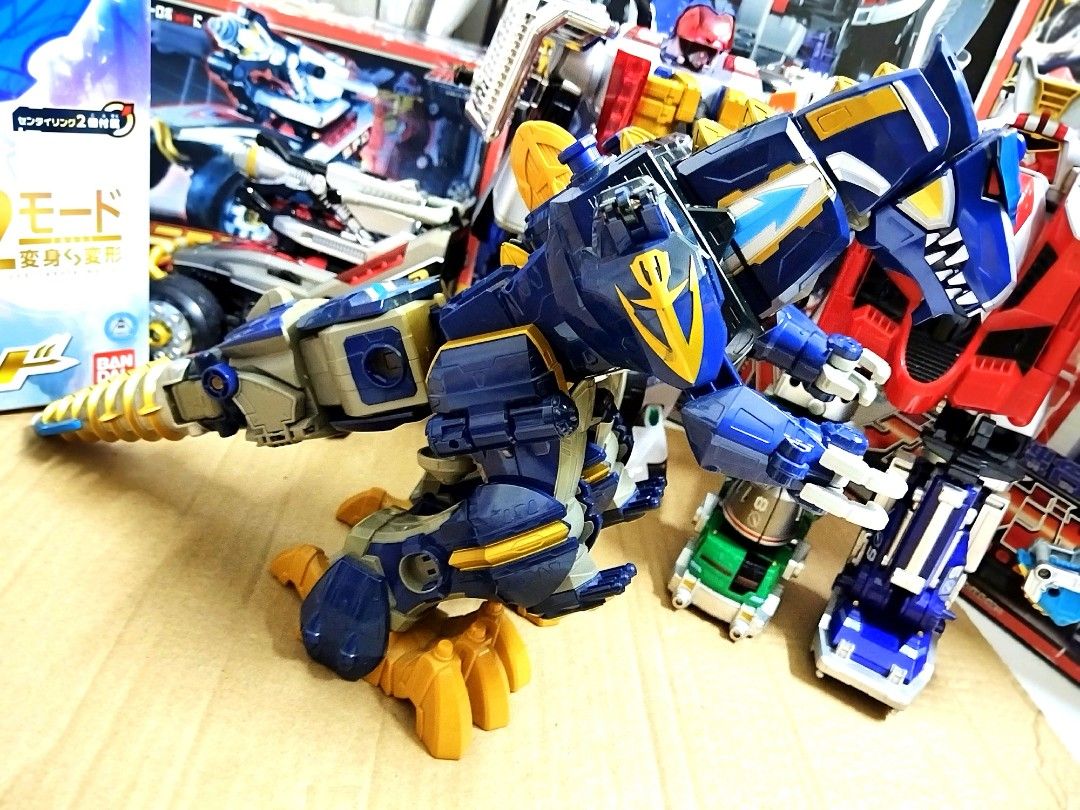 Sentai gokaiger dx gozyujin / power rangers super megaforce megazord ...