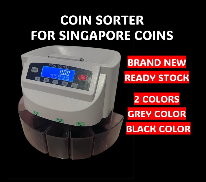 Singapore Coin Sorter Counter Calibrated for SG Coin Counting Sorting ...