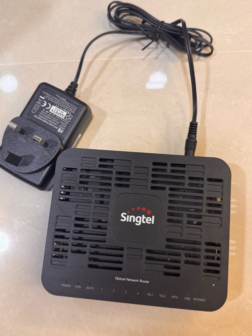 Singtel Wifi Router Optical Network Router, Computers & Tech, Parts ...