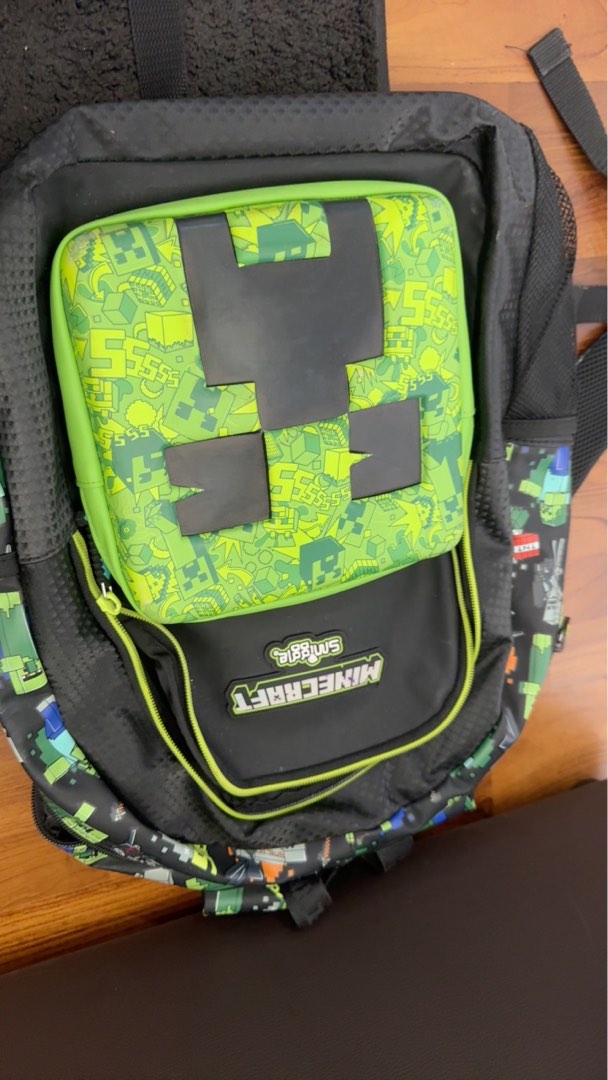 Smiggle Minecraft Backpack, Men's Fashion, Bags, Backpacks on Carousell