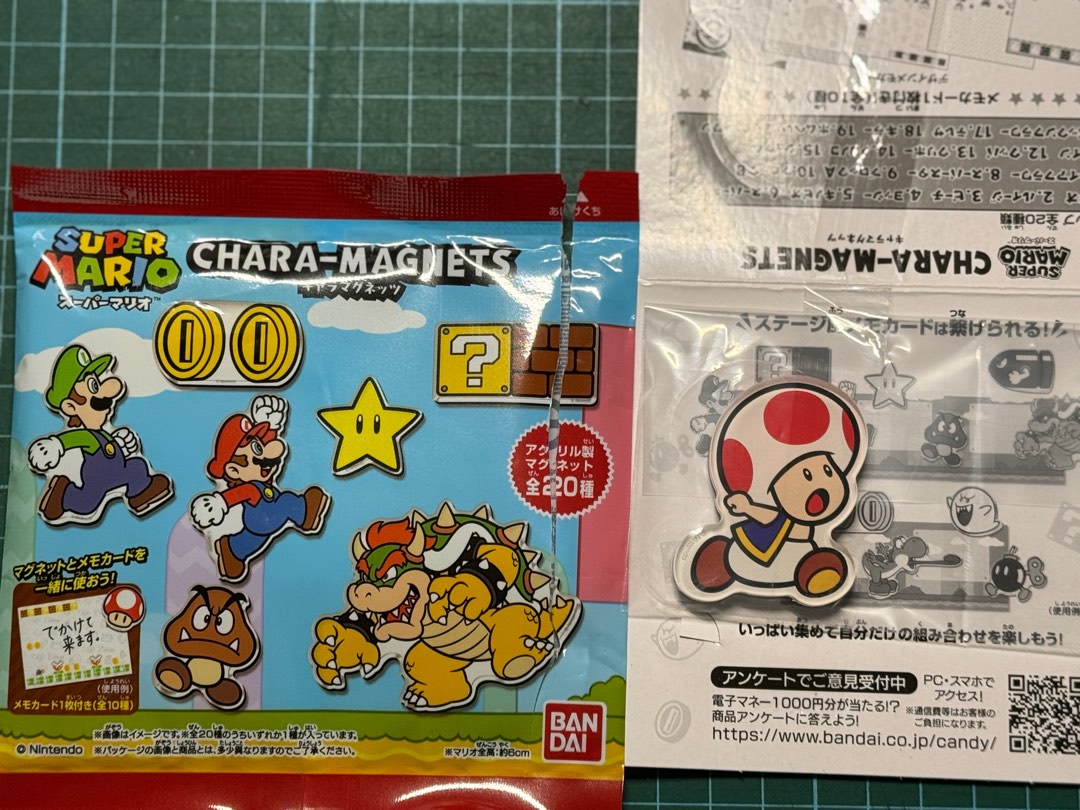 Super Mario Chara-Magnets Bandai, Hobbies & Toys, Toys & Games on Carousell