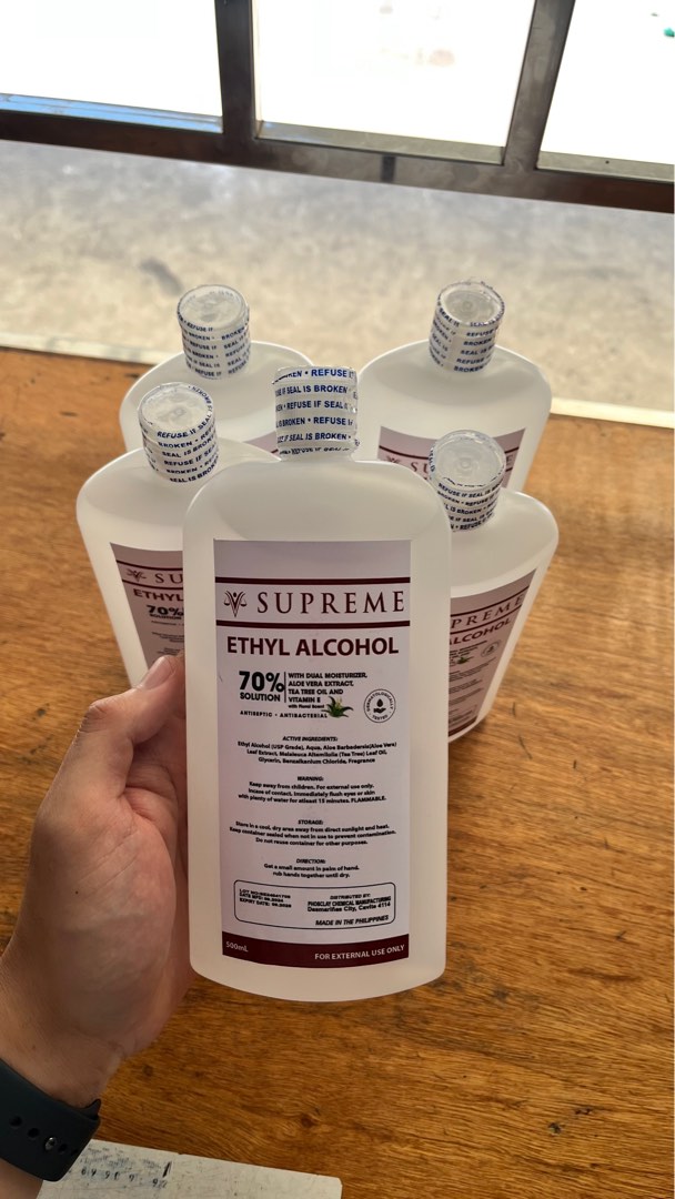 Supreme Ethyl Alcohol (500mL), Beauty & Personal Care, Sanitizers ...