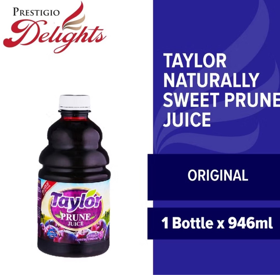 Taylor Prune Juice 946ml (good for constipation), Food & Drinks ...