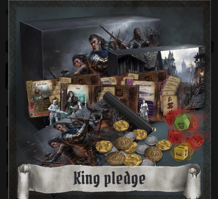 The Hunters A. D. 1492 Gamefound King Pledge, Hobbies & Toys, Toys ...