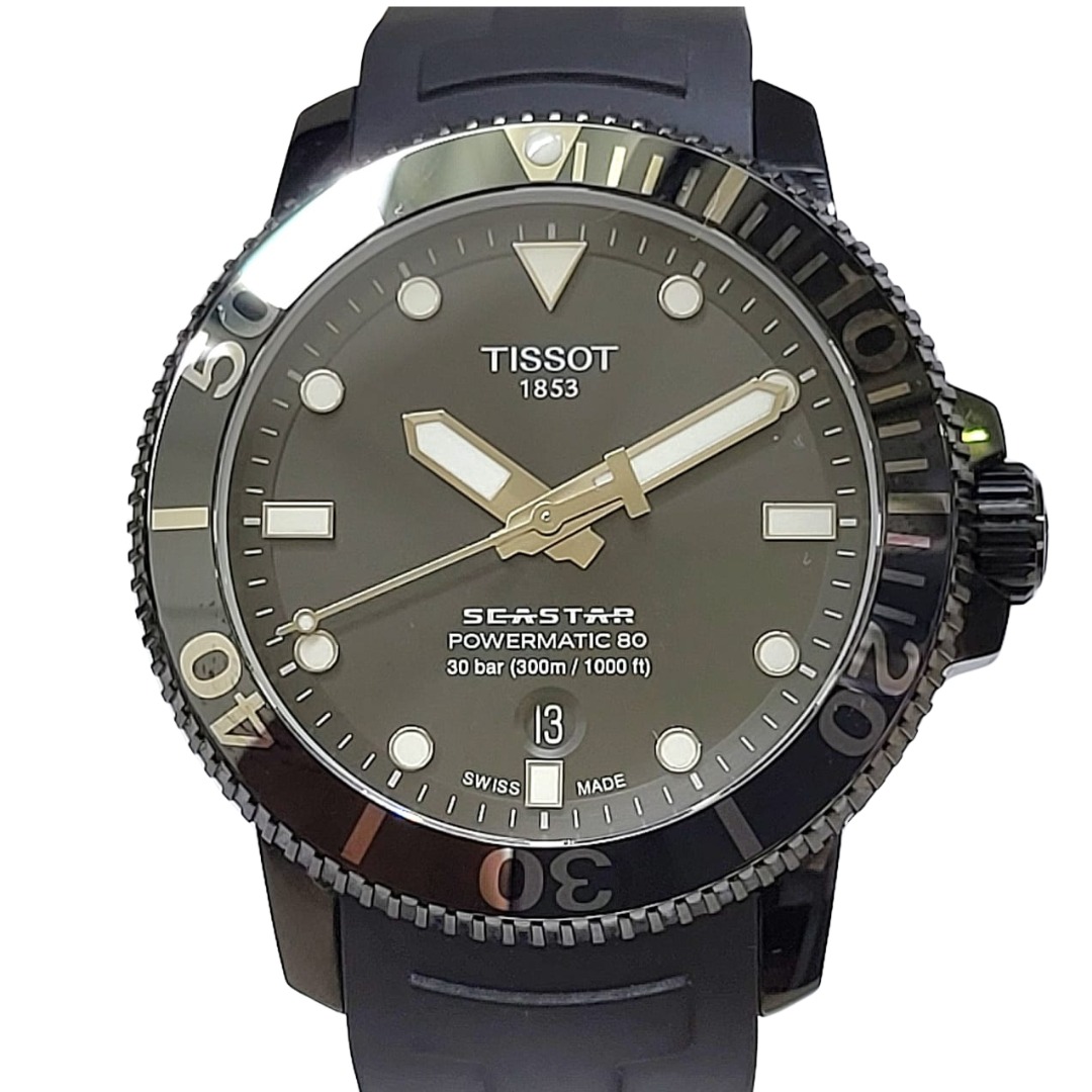 Tissot T120407A Seastar 1000 Powermatic 80 Automatic Watch 43mm, Men's ...