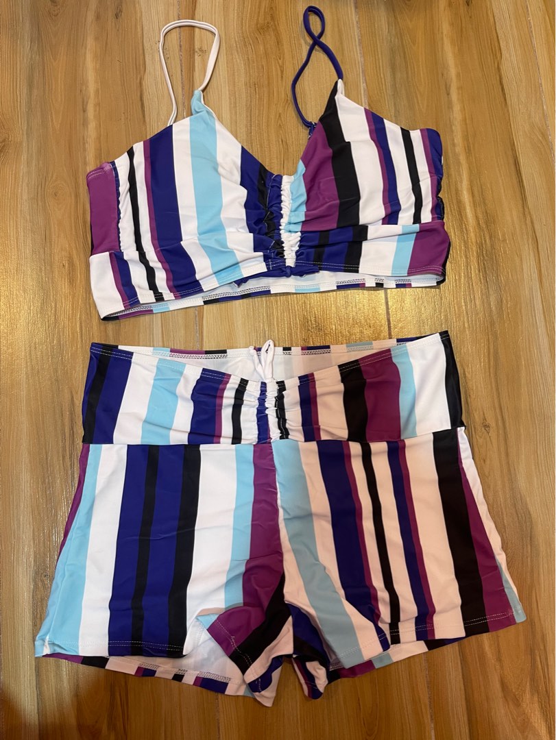 Two Piece Bra and Short, Women's Fashion, Swimwear, Bikinis & Swimsuits ...