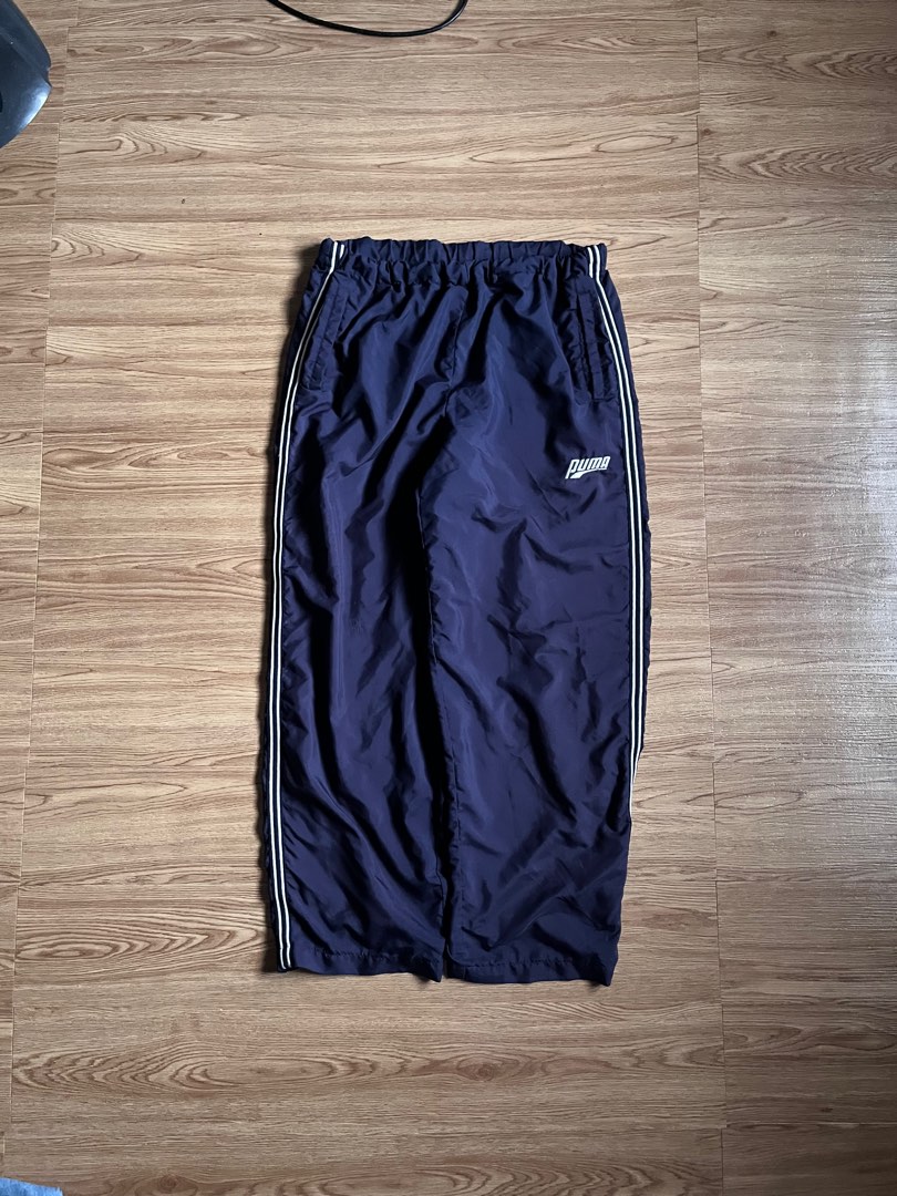 Vintage Baggy Puma Trackpants, Men's Fashion, Bottoms, Joggers on Carousell