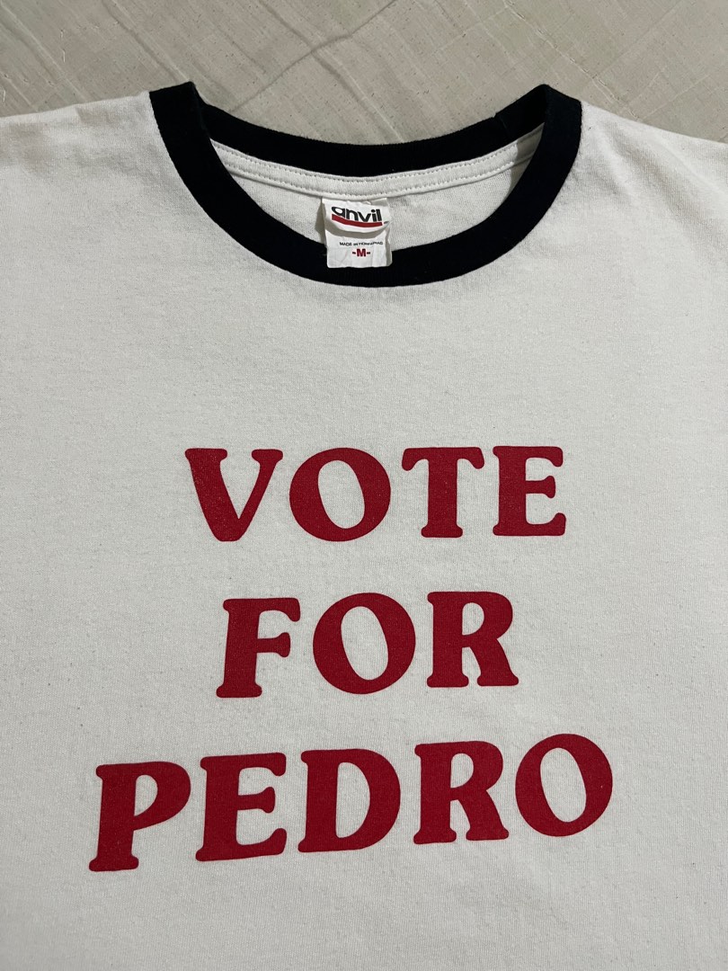 Vintage Vote for Pedro x Napoleon Dynamite Movie Tee, Men's Fashion ...