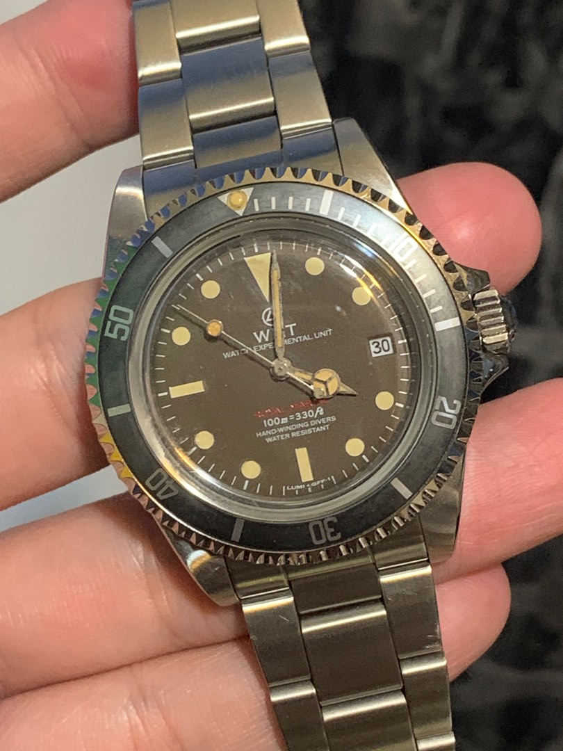 WMT Watch Experimental Unit Royal Marine Submariner, Men's Fashion ...