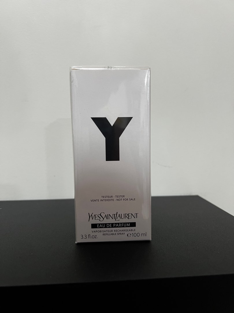 YSL Y EDP 100ml Tester ( Sealed ), Beauty & Personal Care, Fragrance ...