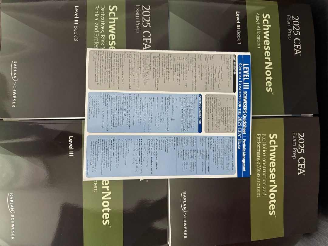 2025 Cfa Level 3 Kaplan Schweser, Hobbies & Toys, Books & Magazines ...