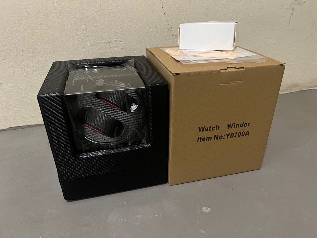 2+0 Carbon Fiber Watch Winder / Watch Winder / Watch Turner / Automatic ...