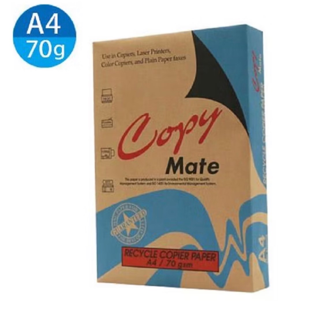 A4環保再生影印紙 CopyMate (一包500張) 70磅（DOUBLE A替代品）全新, 書籍、休閒與玩具, 文具、藝術、手工藝, 文具 ...