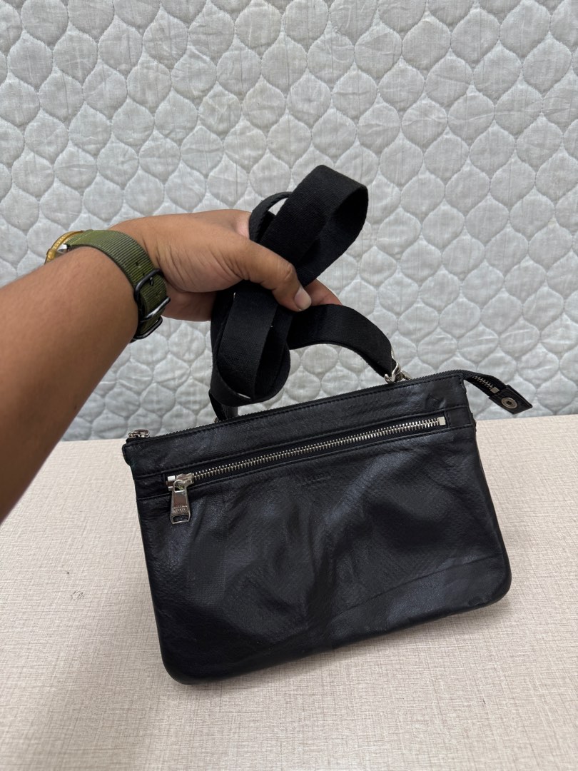 A(90). ULTIMA TOKYO LEATHER SLING BAG, Men's Fashion, Bags, Sling Bags ...