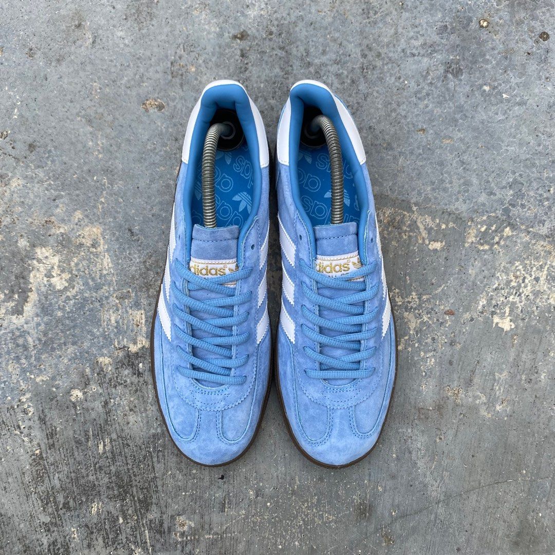 Adidas Spezial Ice Blue, Fesyen Pria, Sepatu , Lainnya di Carousell