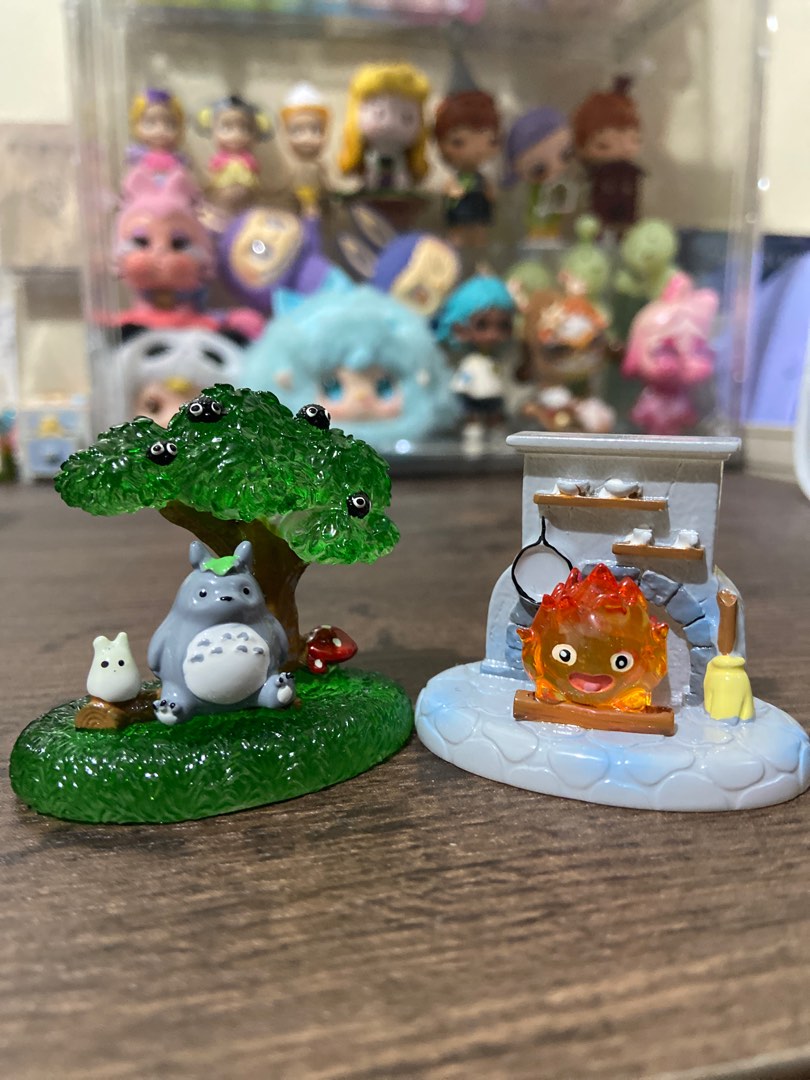Anime Ghibli Figures Collection (Totoro , and Howls Moving Castle ...