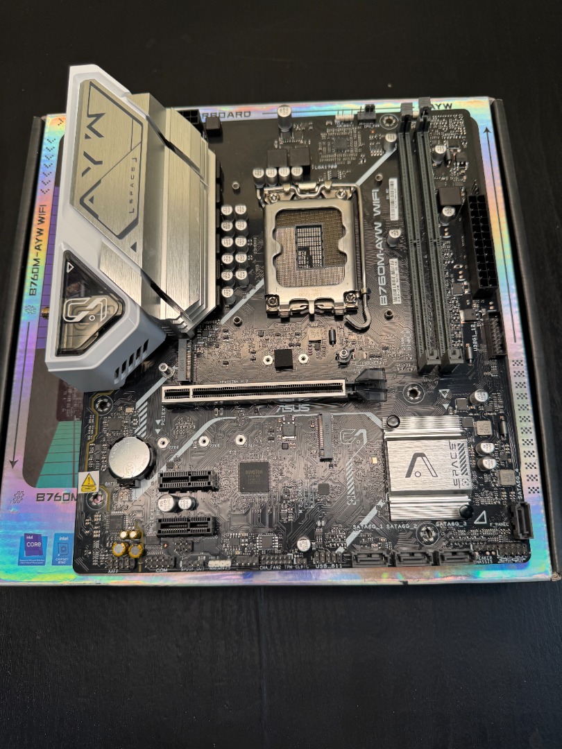 ASUS B760M-AYW WIFI DDR5, Motherboard Intel® B760 (LGA 1700) mATX ...