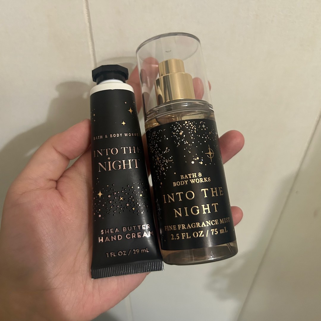 Bath and Body Works Into the Night Set, Beauty & Personal Care ...