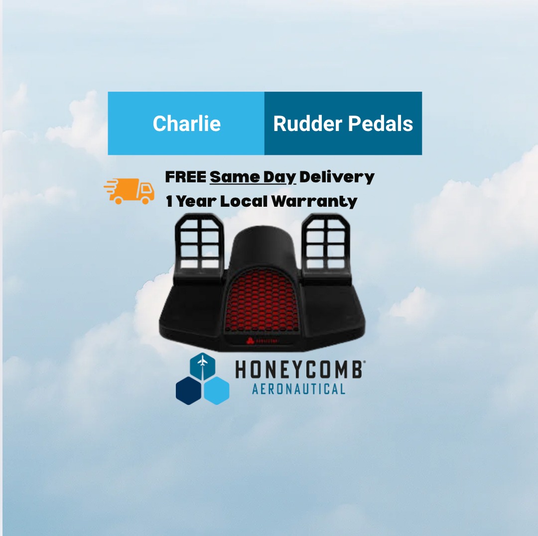 BNIB Honeycomb Charlie Rudder Pedals - With Warranty, Video Gaming ...