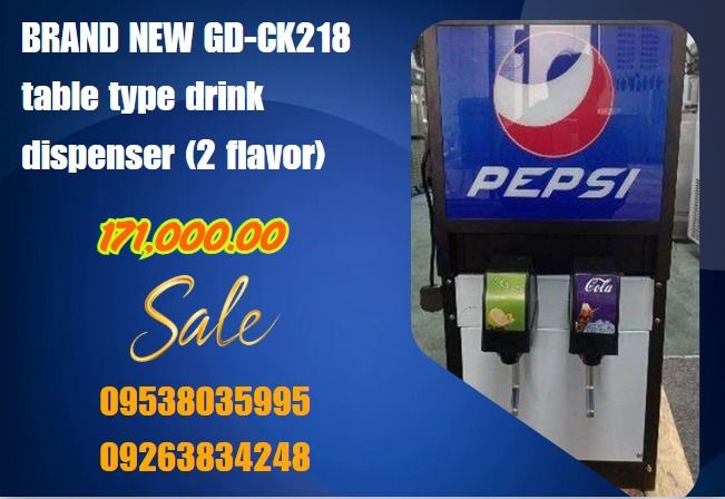 BRAND NEW GD-CK218 table type drink dispenser (2 flavor), Everything Else, Others on Carousell