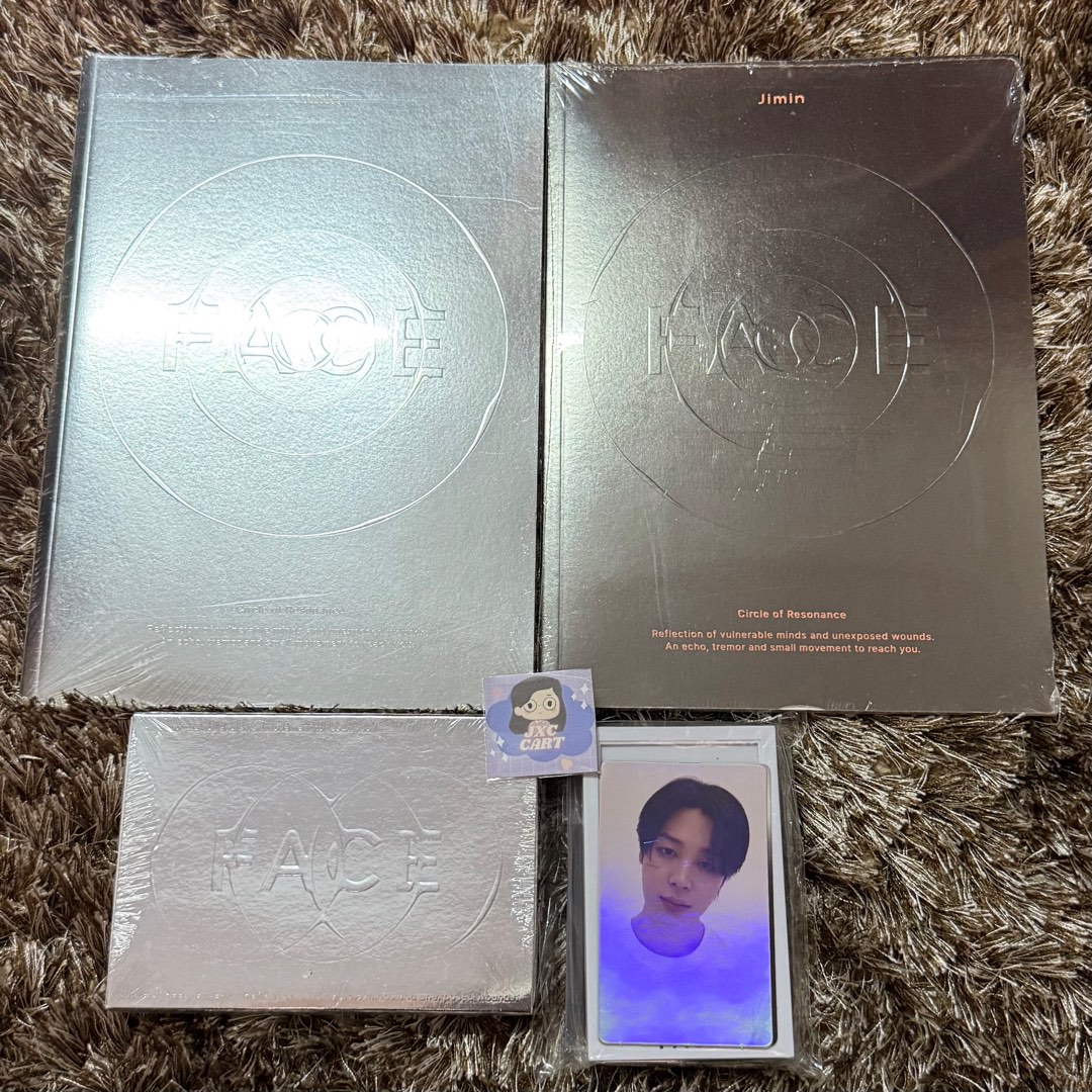 BTS Jimin FACE Album Regular Ver + Weverse Albums Ver. Set w/ Early ...