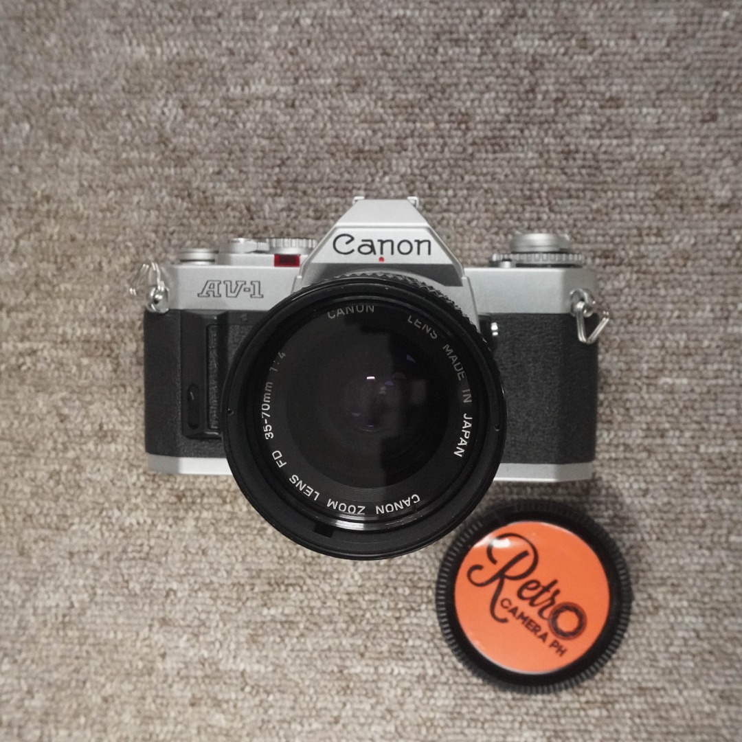 CANON AV-1 (1979) Vintage Film Camera, Photography, Cameras on Carousell