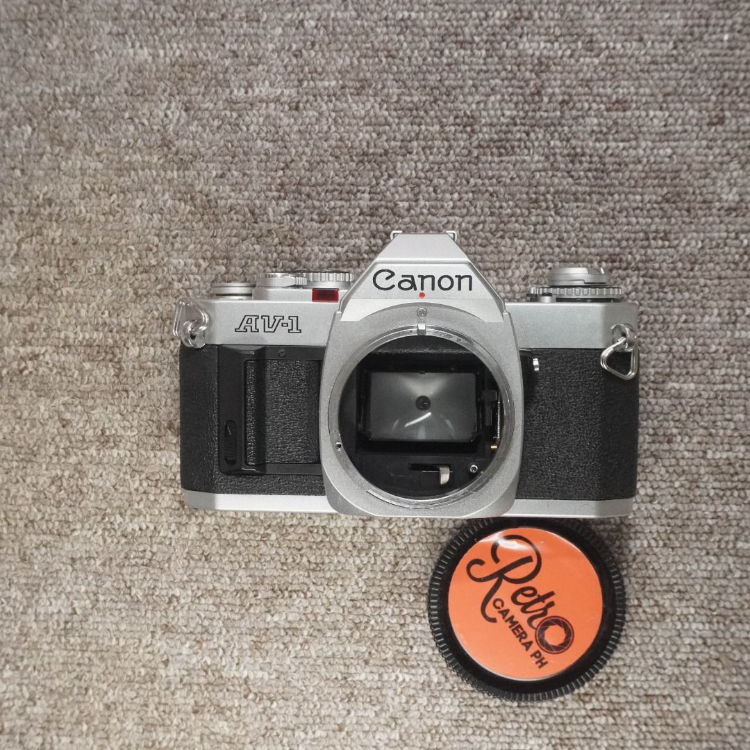 CANON AV-1 (1979) Vintage Film Camera, Photography, Cameras on Carousell