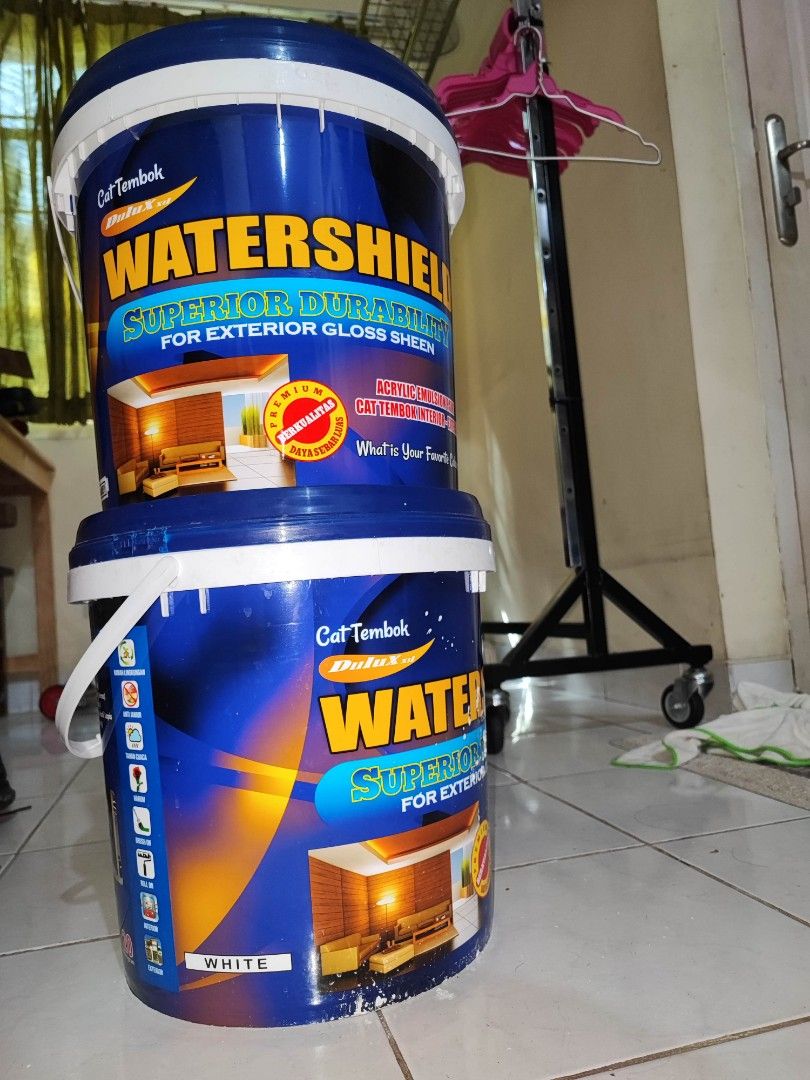 Cat tembok watershield dulux xi120 kg baru yah, Perabotan Rumah di ...
