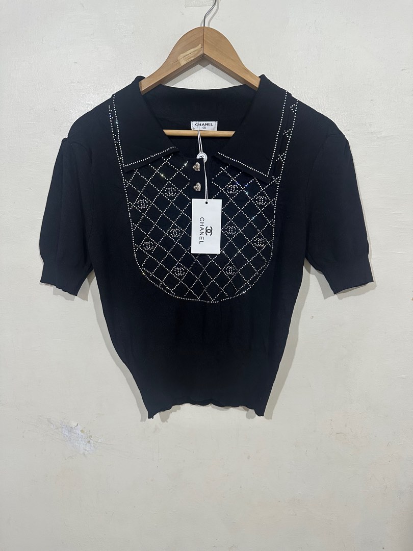 Chanel - Polo Shirt, Women's Fashion, Tops, Shirts on Carousell