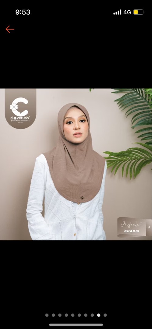 Cloverush Lilybelle S in Khakis, Women's Fashion, Muslimah Fashion, Hijabs on Carousell