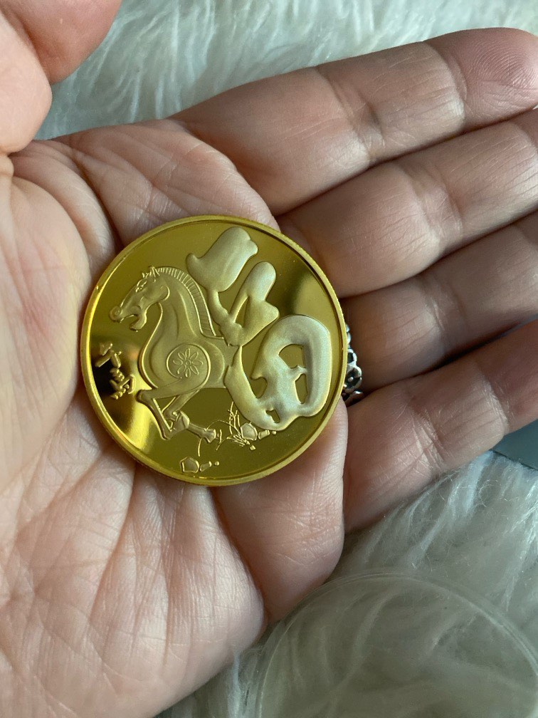 Collectible gold coin horse animal sign, Hobbies & Toys, Memorabilia ...