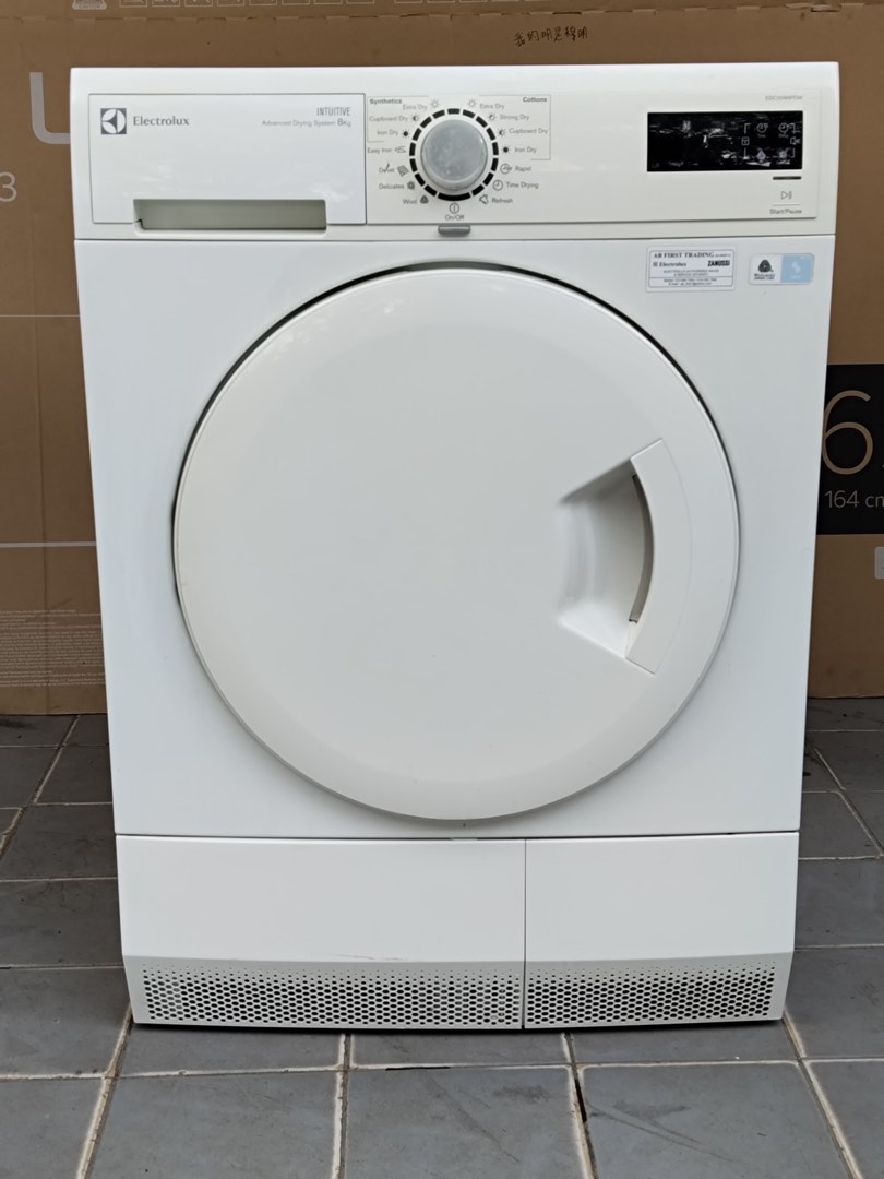 Condenser dryer Electrolux 8kg pengering baju drying machine, TV & Home ...