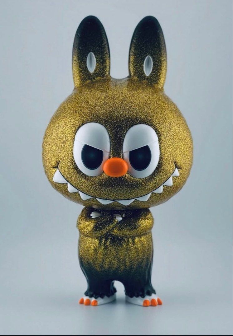 Cowawa gold glitter Labubu zimomo not pop mart How2work , Hobbies & Toys, Toys & Games on Carousell
